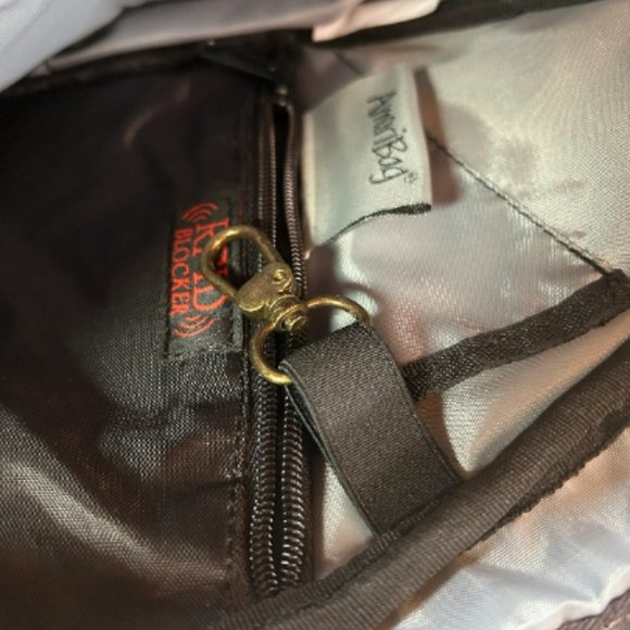 Ameribag | Bags | Ameribag Healthy Back Brown Leather Sling Bag Organizer Shoulder Bag With Rfid ...